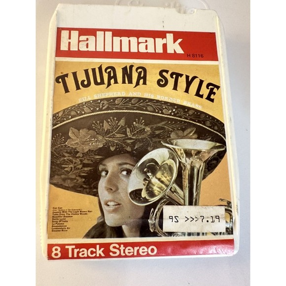 Hallmark | Media | 8 Track Cartridge Tijuana Style Bill Shepherd Border ...